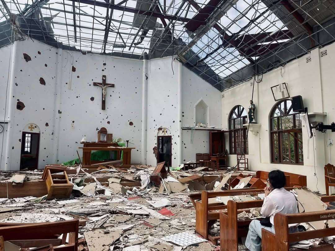 Church bombed as Myanmar junta continues attacks after earthquake - The ...